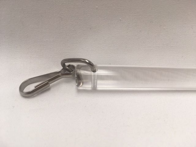 Clear Acrylic Batons - Curtain Rod Club